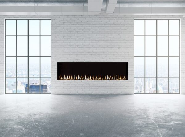 Front Facing Modern Fireplace - Encino Fireplace Shop