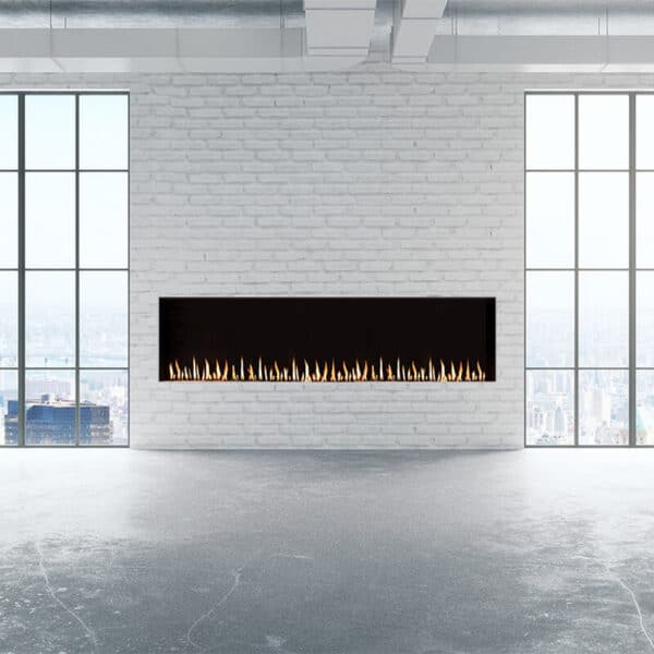 Front Facing Modern Fireplace - Encino Fireplace Shop