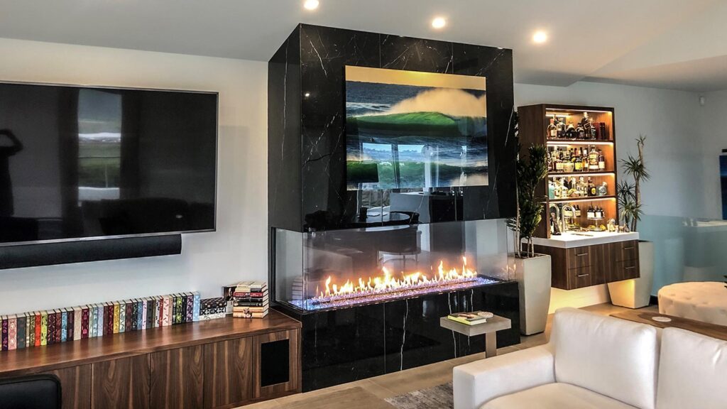 GALAXY Bay Gas Fireplace - Stellar Hearth - (818) 881-4684